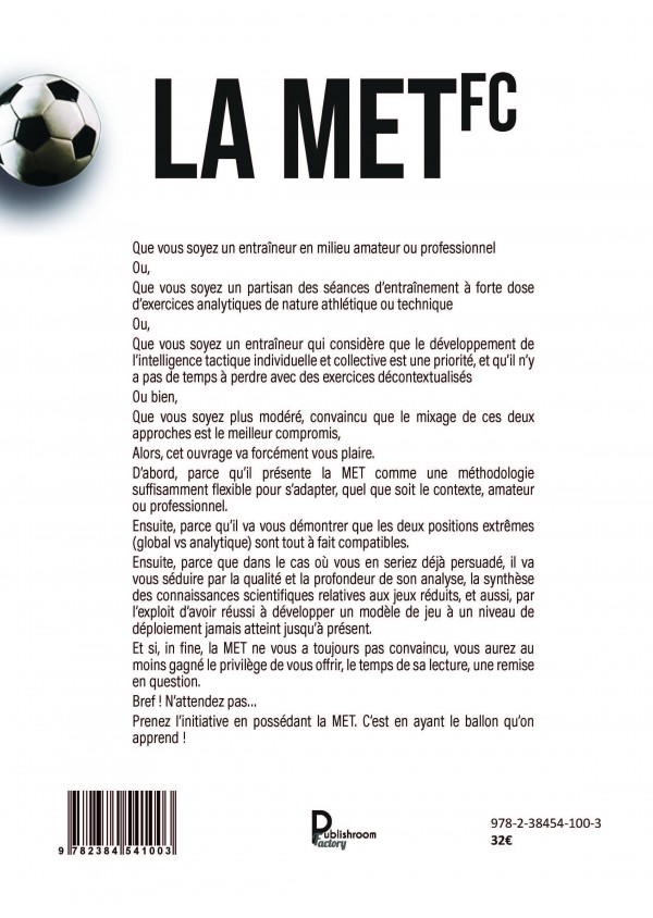 La méthodologie de l'entrainement tactique du football complexe de ...