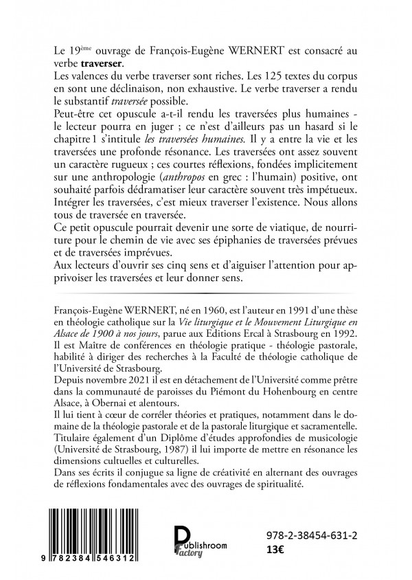 TRAVERSER de François-Eugène WERNERT