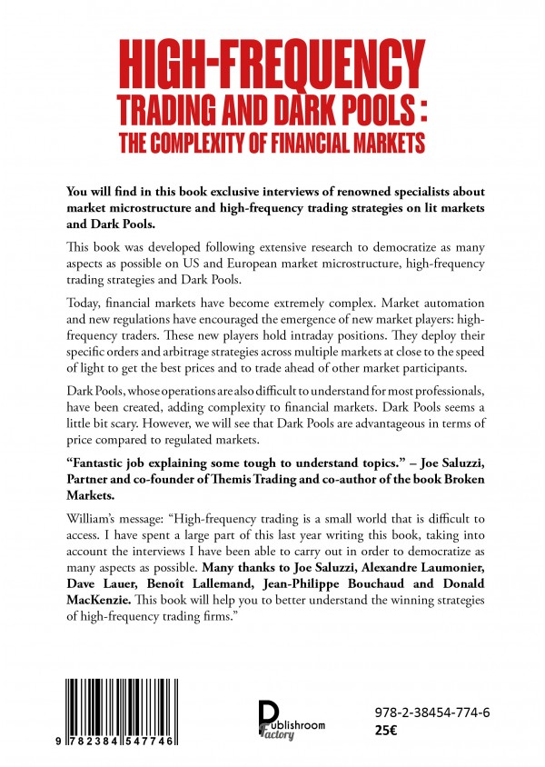 High Frequency Trading And Dark Pools The Complexity Of Financial Markets De William Troyaux